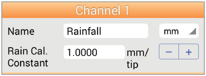 Solinst Rainlogger Channel