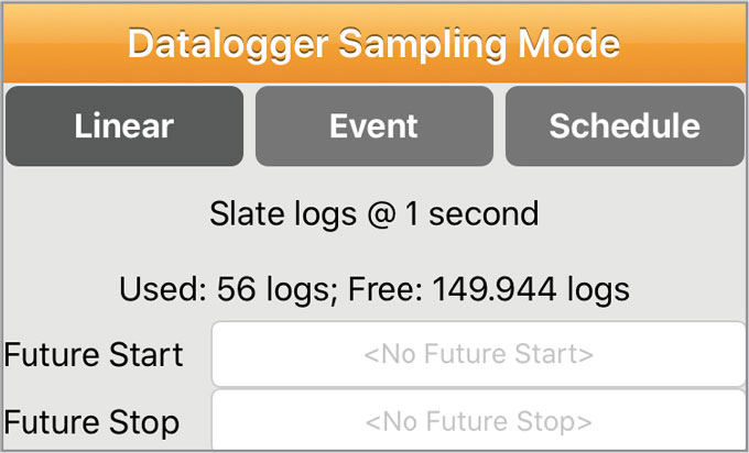 Solinst Datalogger Sampling Mode