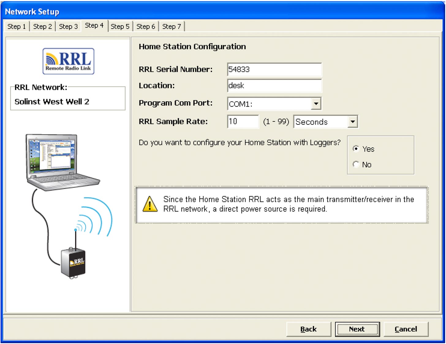 RRL User Guide: 4.2: Step 4: Programming Your RRL Station